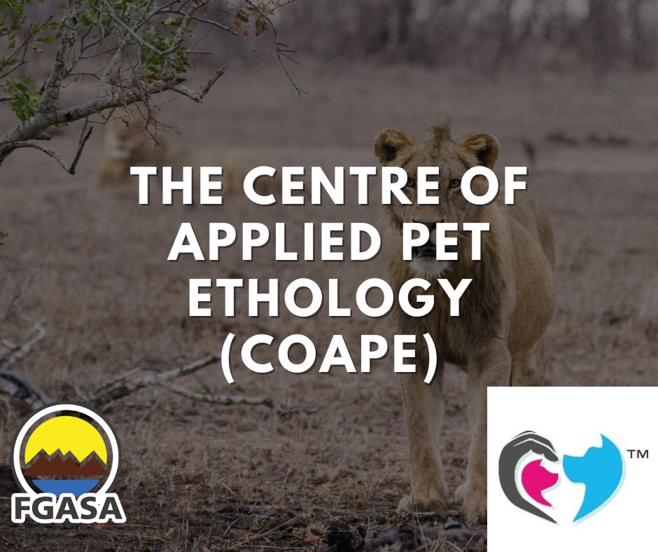 The Centre of Applied Pet Ethology joins FGASA as a Specialist Delivery ...