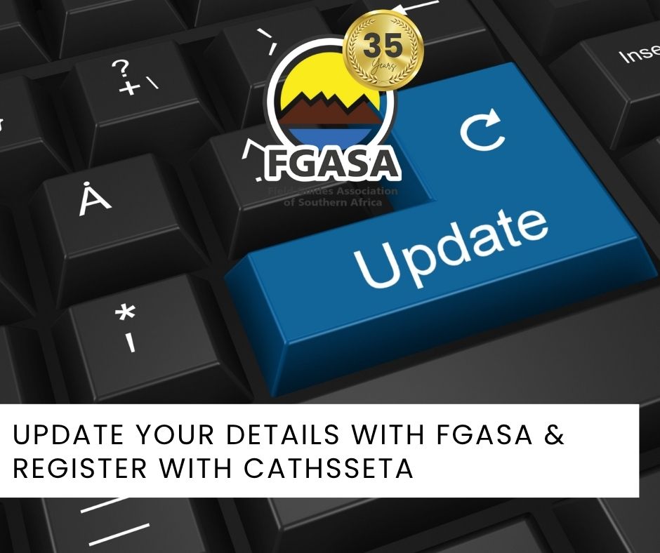 Keep your details up-to-date and register with CATHSSETA – FGASA